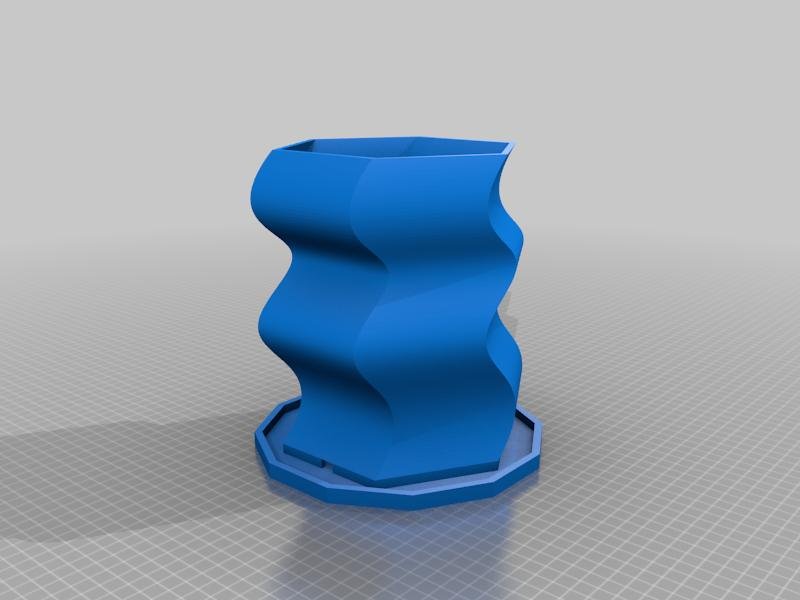 Plant Pot 3D Printer Model Download Free STL File - 3axis.co