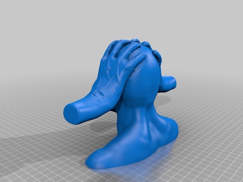 Smashed Head – Halloween! 3D Printer Model Download Free STL File ...