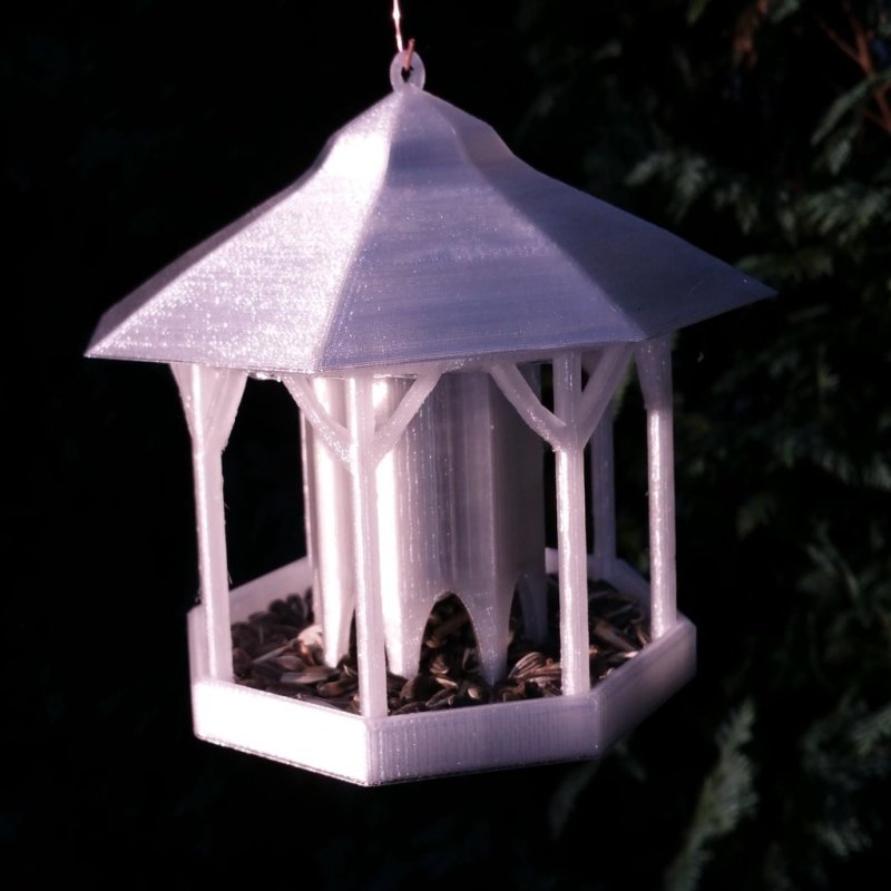 Bird Feeder 3D Printer Model Download Free STL File - 3axis.co