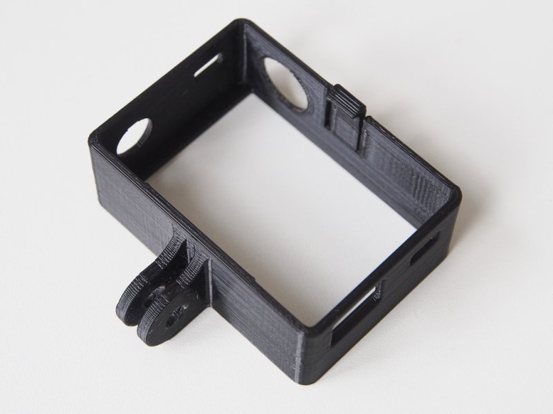 GoPro Hero3 Mounting Frame (Black Edition) 3D Printer Model Download ...