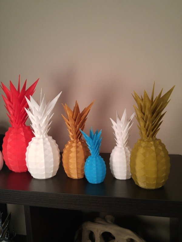 The Pineapple 3D Printer Model Download Free STL File - 3axis.co
