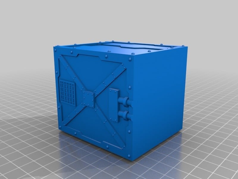 Necromunda Building 3D Printer Model Download Free STL File - 3axis.co