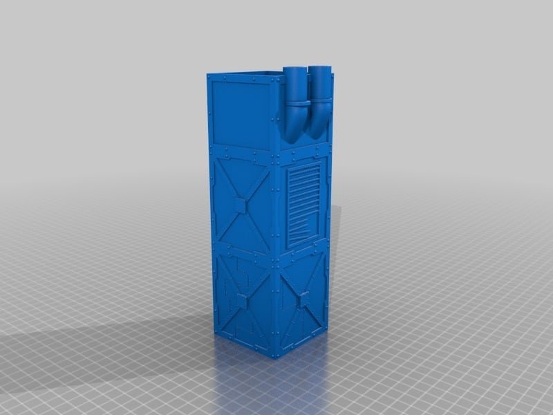Necromunda Building 3D Printer Model Download Free STL File - 3axis.co