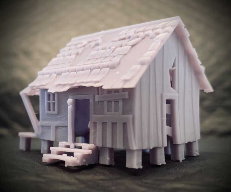 HO Scale Lemon Shack 3D Printer Model Download Free STL File - 3axis.co