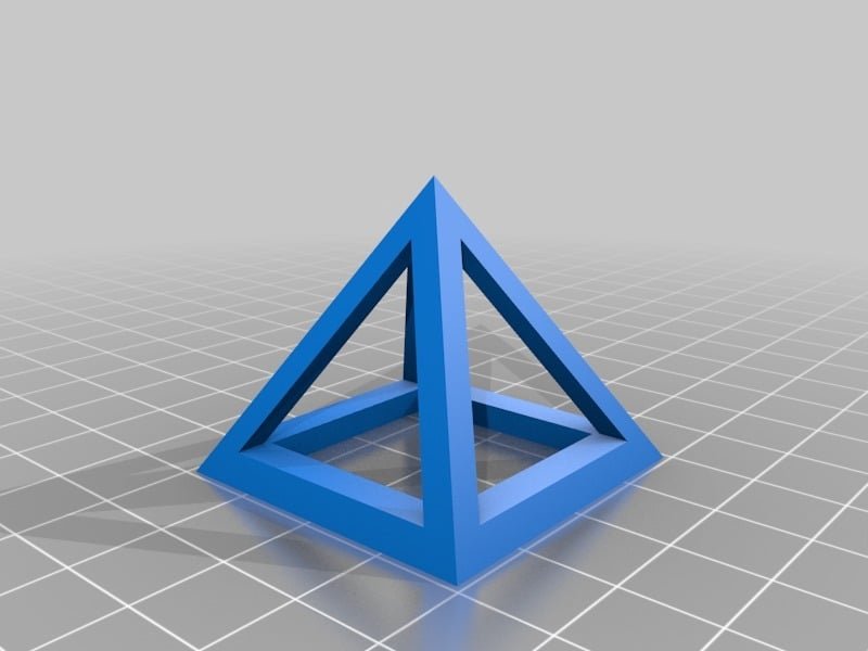Lattice Calibration Pyramid 3D Printer Model Download Free STL File ...