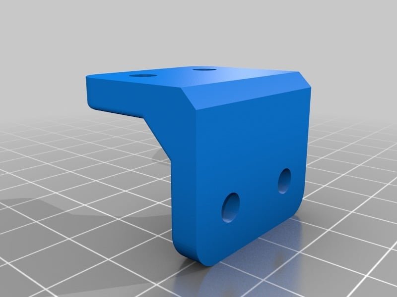Furniture Brackets (90 Degree 4 Holes) 3D Printer Model Download Free ...