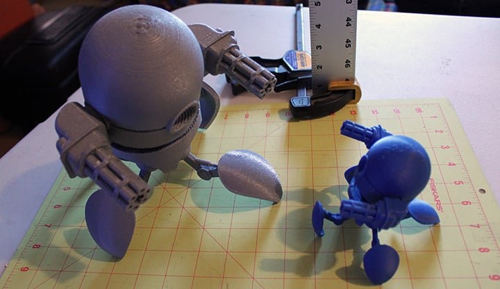 “Death-O-Bot” Pose-able Bot (Desk-O-Bot Mod) 3D Printer Model Download ...