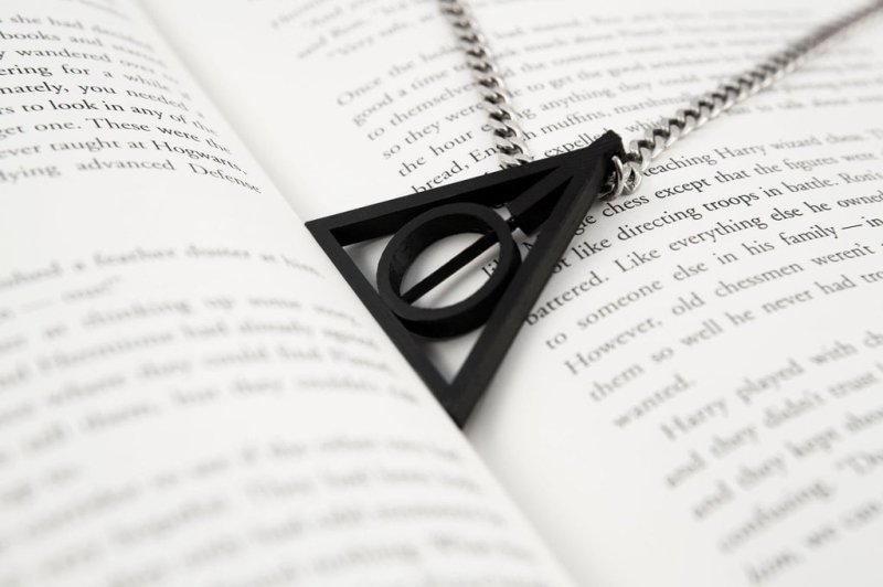 Deathly Hallows Rotating Pendant 3D Printer Model Download Free STL ...