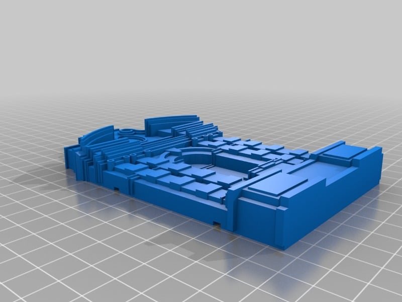 Baroque Gate 3D Printer Model Download Free STL File - 3axis.co