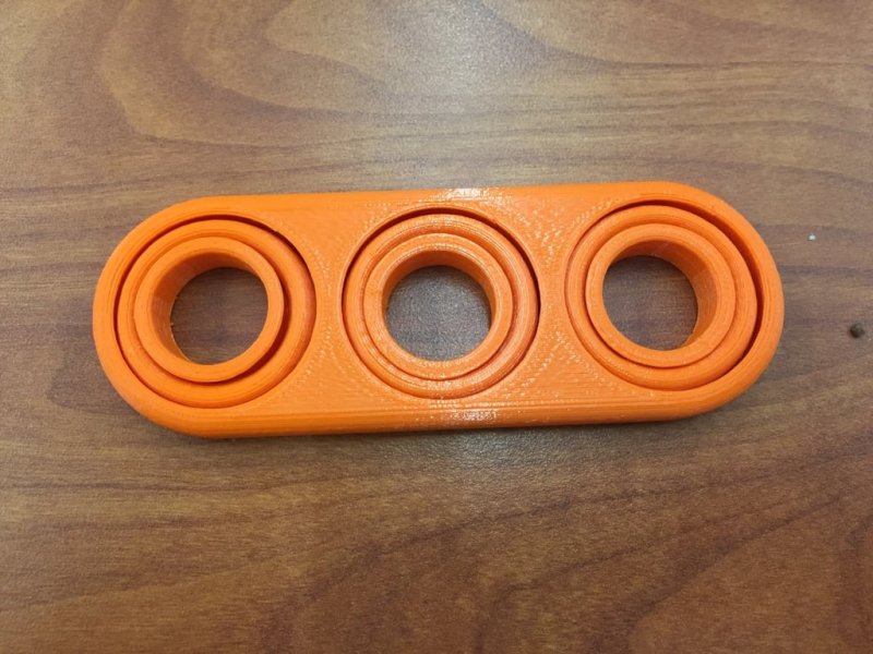 Free-Spinning Three Bearing Fidget 3D Printer Model Download Free STL ...