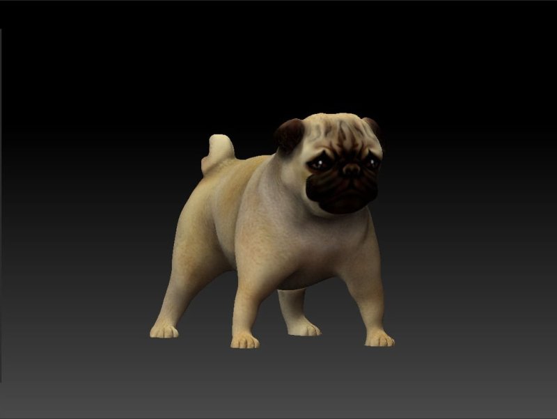 Pug 3D Printer Model Download Free STL File - 3axis.co