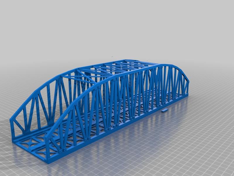 Bridge Portal Double Scale H0 1/87 3D Printer Model Download Free STL ...