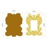 Laser Cut Mirror Frame Wall Decor DXF File Free Download - 3axis.co
