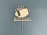 Laser Cut Rugby Ball Happy Birthday Cake Topper SVG DXF CDR AI PDF Free ...
