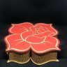 Laser Cut Wooden Rose Gift Box 3mm Free Vector cdr Download - 3axis.co