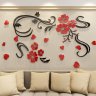 Laser Cut Flower Vine Acrylic Wall Decor Free Vector cdr Download ...