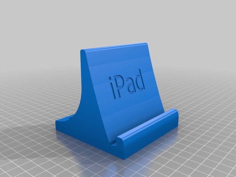 IPad Stand 3D Printer Model Download Free STL File - 3axis.co