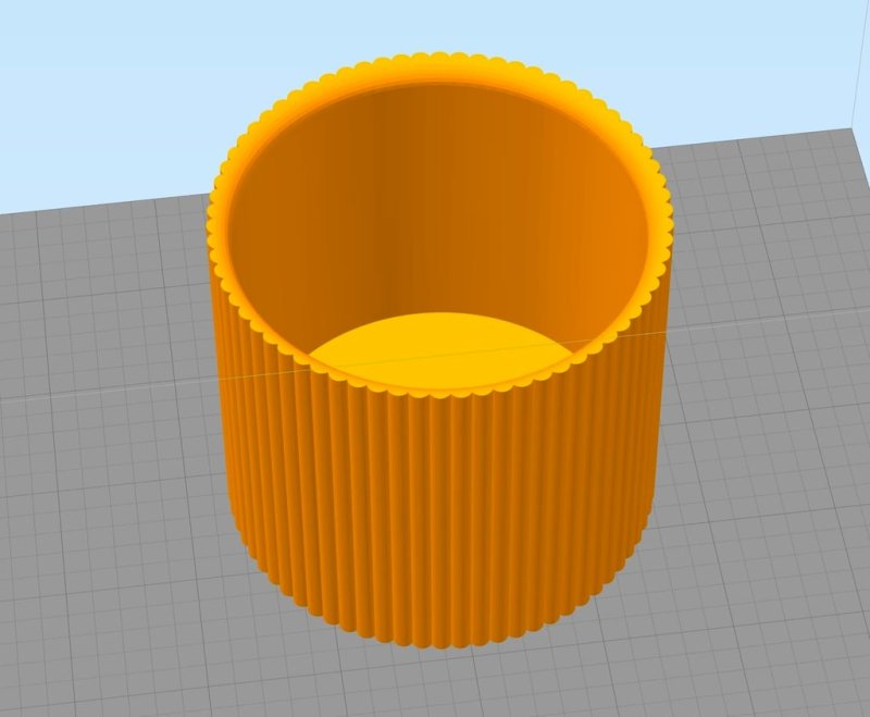 Simple Plant Pot 3D Printer Model Download Free STL File - 3axis.co