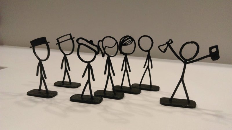 Xkcd Characters 3D Printer Model Download Free STL File - 3axis.co