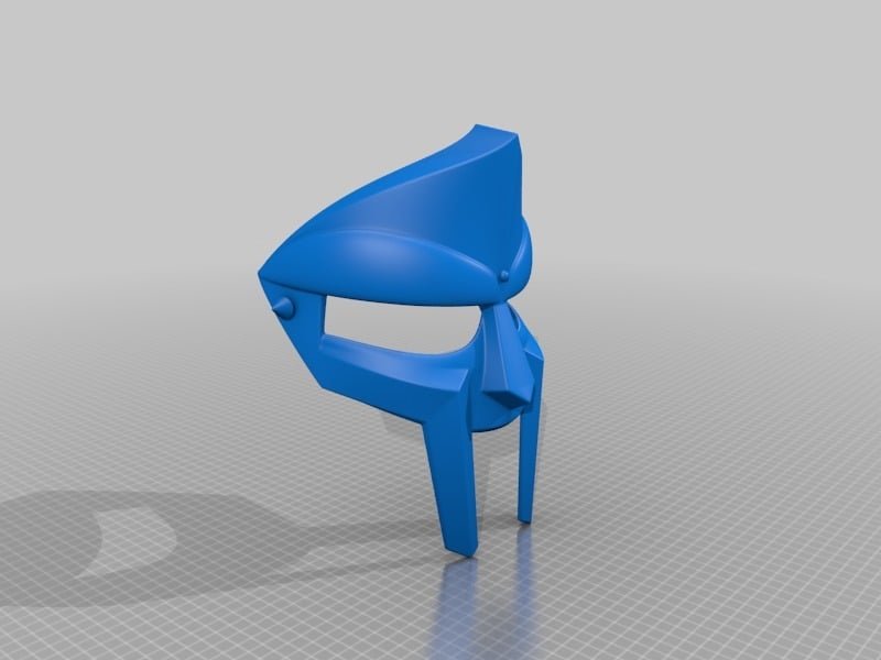 MF_DOOM_MASK 3D Printer Model Download Free STL File - 3axis.co