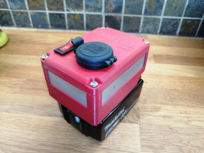 Makita 18V LXT Powered 12V DC Accessory Socket 3D Printer Model ...