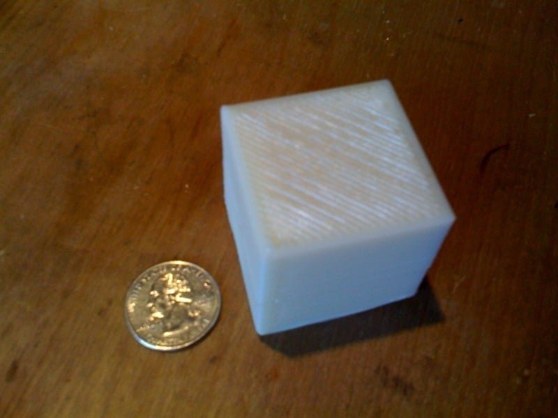 40mm Cube Test Object 3D Printer Model Download Free STL File - 3axis.co