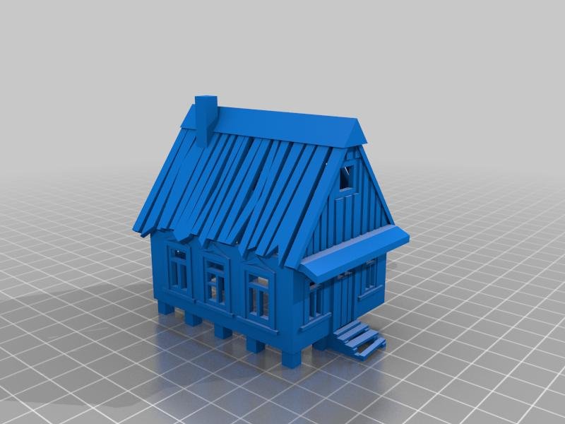 HO Scale Apple Shack 3D Printer Model Download Free STL File - 3axis.co