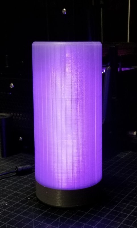 Rgb Mood Lamp Wifi Controlled 3d Printer Model Download Free Stl File