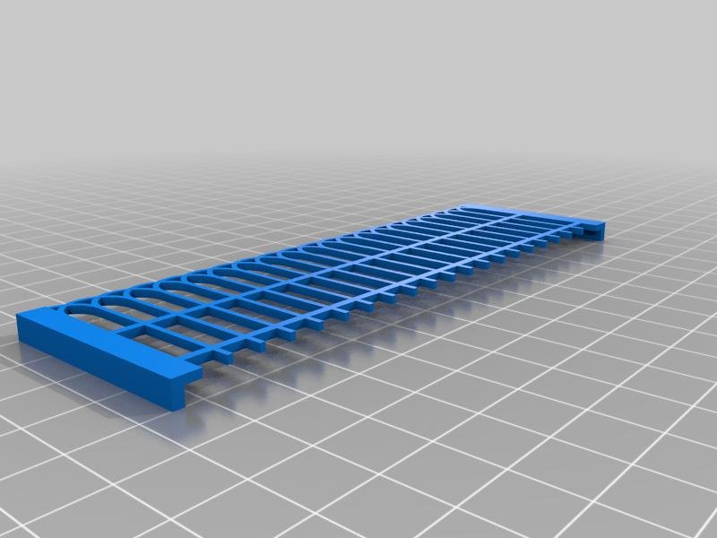 Gothic Fence 28mm 3D Printer Model Download Free STL File - 3axis.co