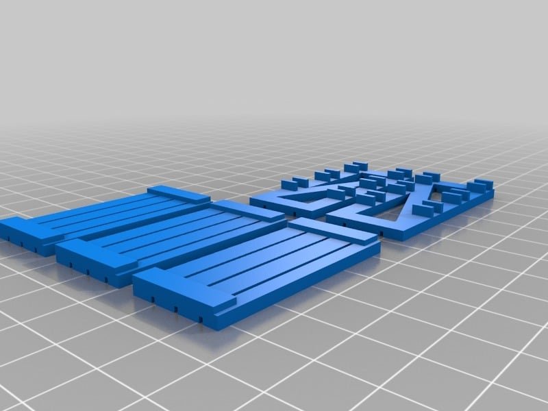 Parametric 2×4 Shelves (1:18 Scale) 3D Printer Model Download Free STL ...