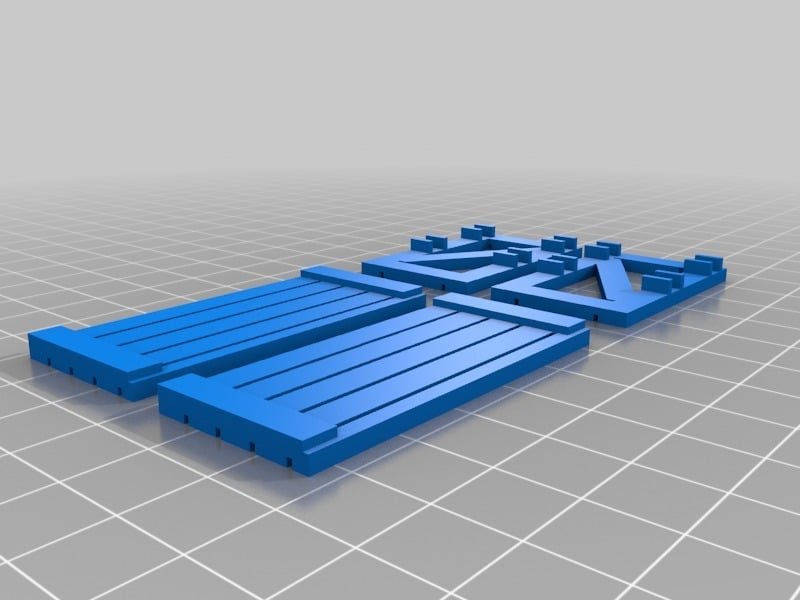 Parametric 2×4 Shelves (1:18 Scale) 3D Printer Model Download Free STL ...