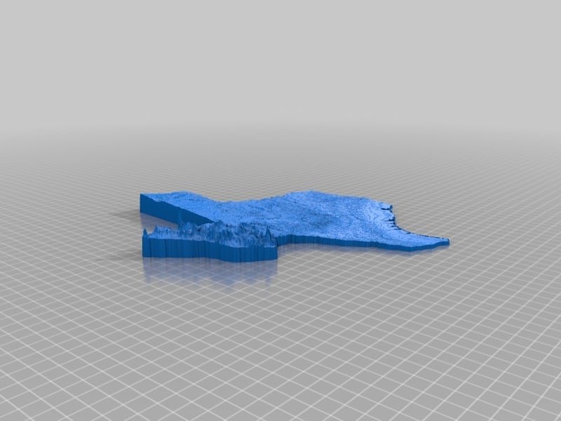 Lower 48 States In The United States 3D Printer Model Download Free STL ...