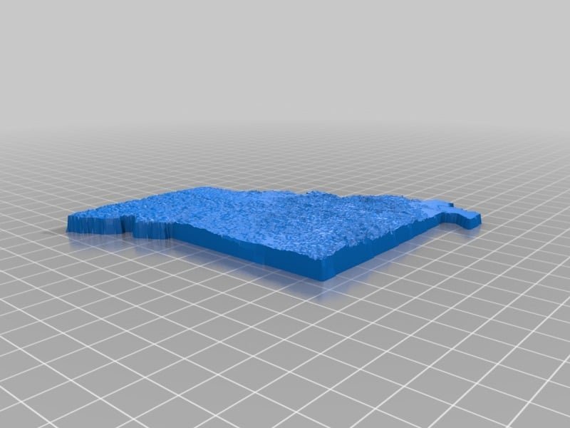 Lower 48 States In The United States 3D Printer Model Download Free STL ...