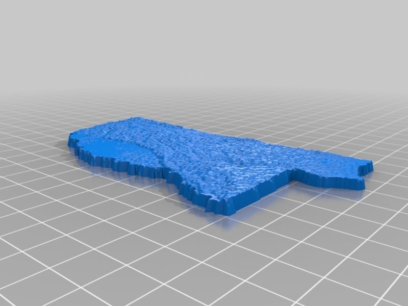 Lower 48 States In The United States 3D Printer Model Download Free STL ...