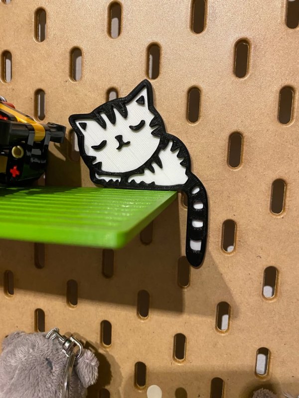 Light Switch Cat Two Colors 3D Printer Model Download Free STL File ...