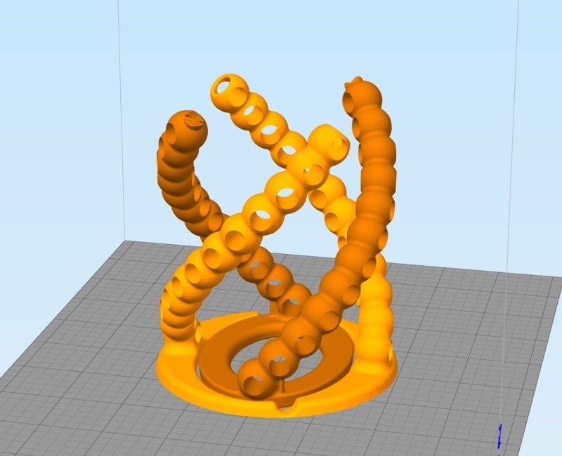 Smoother DNA Pencil Helix 3D Printer Model Download Free STL File ...