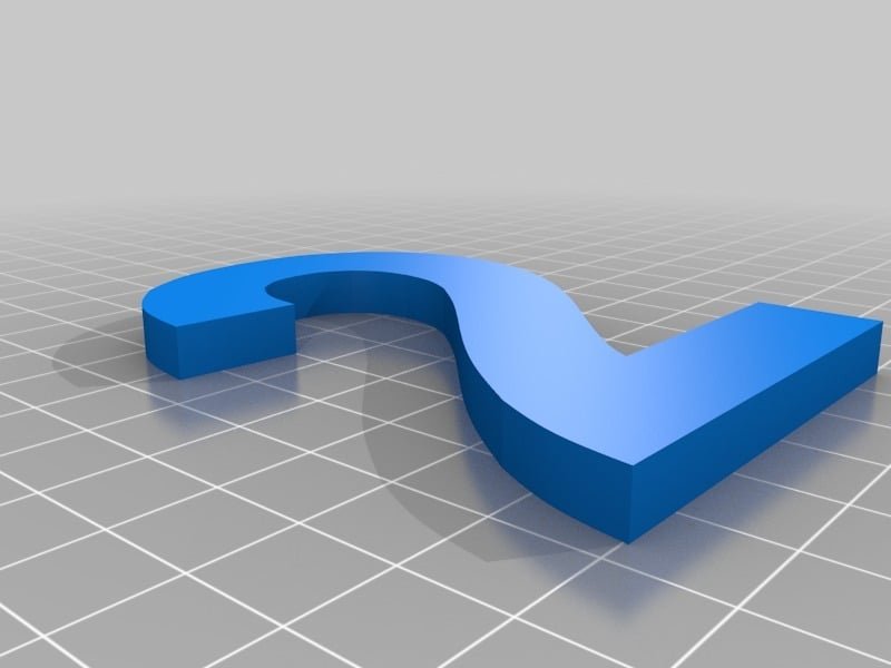 80mm Tall House Or Mailbox Numbers 3D Printer Model Download Free STL ...