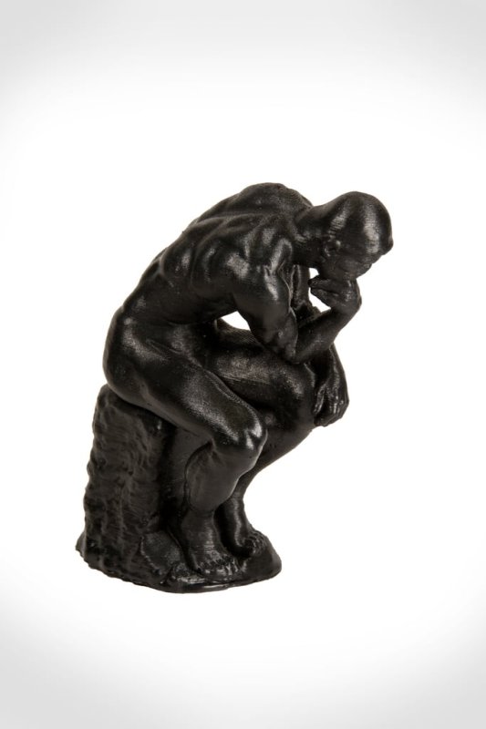 “The Thinker” Scan – Auguste Rodin 3D Printer Model Download Free STL ...