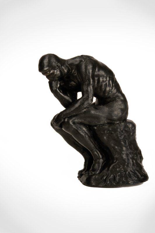 “The Thinker” Scan – Auguste Rodin 3D Printer Model Download Free STL ...