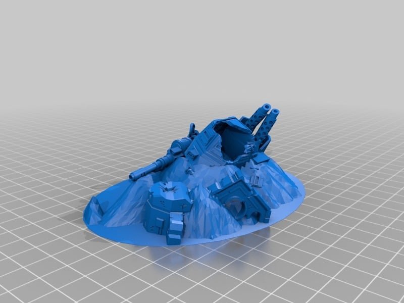 Sentinel Wreck Flyer Base Objective 3D Printer Model Download Free STL ...