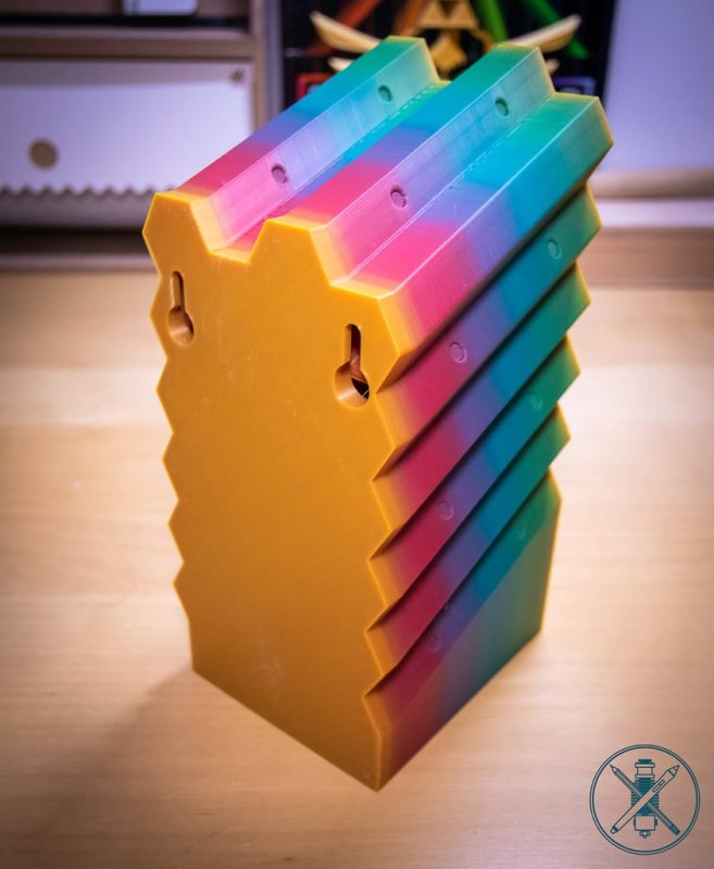 Modular Vertical Honeycomb Copic Marker Stand 3D Printer Model Download ...