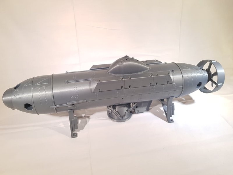 RC Submarine Mystic Class DSRV 3D Printer Model Download Free STL File ...