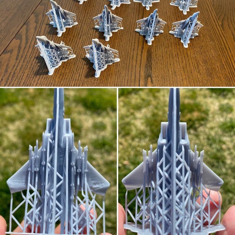 F-15SG Strike Eagle (428FS) Air-to-Air Loadout 1/200th Scale 3D Printer ...