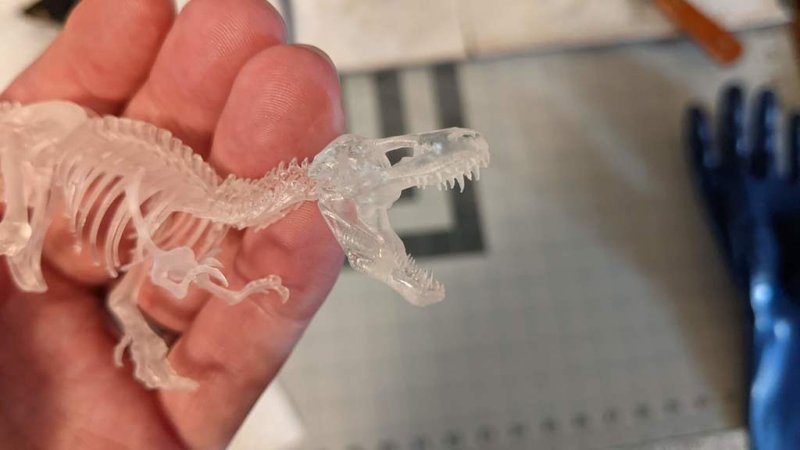 T-rex With Base 3D Printer Model Download Free STL File - 3axis.co