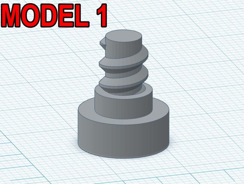 Dinosaur Toy Screw 3D Printer Model Download Free STL File - 3axis.co