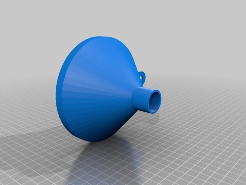 Oil Funnel 3D Printer Model Download Free STL File - 3axis.co
