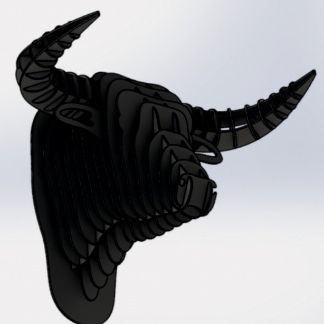 Bull Free DXF Files & Vectors - 3axis.co