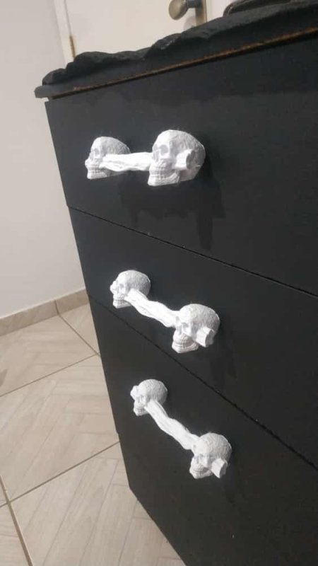 Gothic Handle For Forniture 3D Printer Model Download Free STL File ...