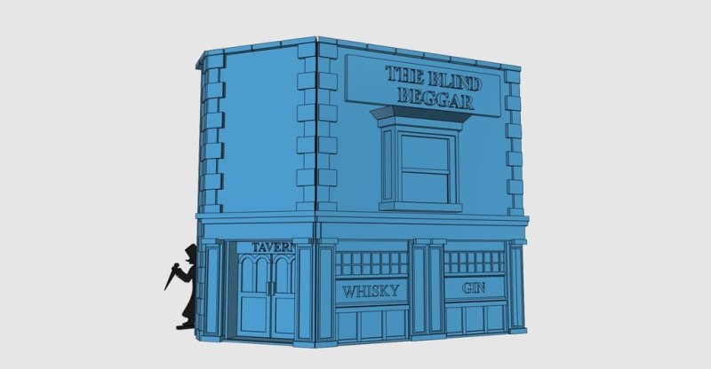 Ripper’s London – The Boozer 3D Printer Model Download Free STL File ...