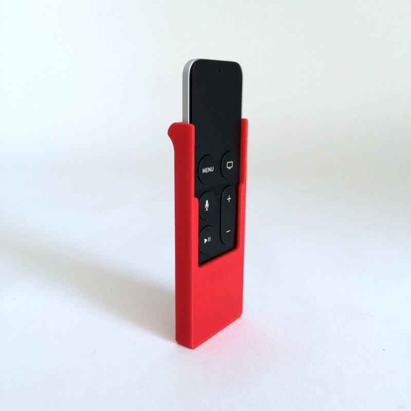 Apple TV Remote Case 3D Printer Model Download Free STL File - 3axis.co